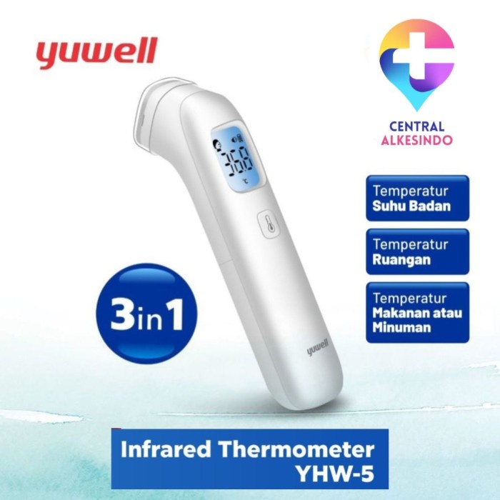 Jual Yuwell YHW-5 Thermometer Infrared Dahi Termometer Central ...