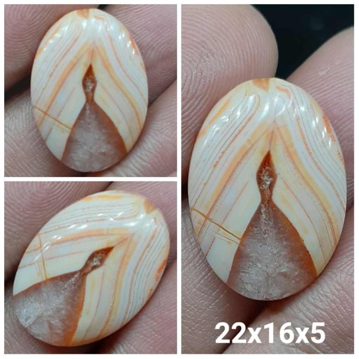 Jual Natural Batu Akik Motif Gambar Pangkat Junjung Derajat Super Antik ...