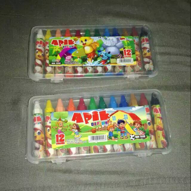 Jual Crayon APIK 12 warna | Shopee Indonesia
