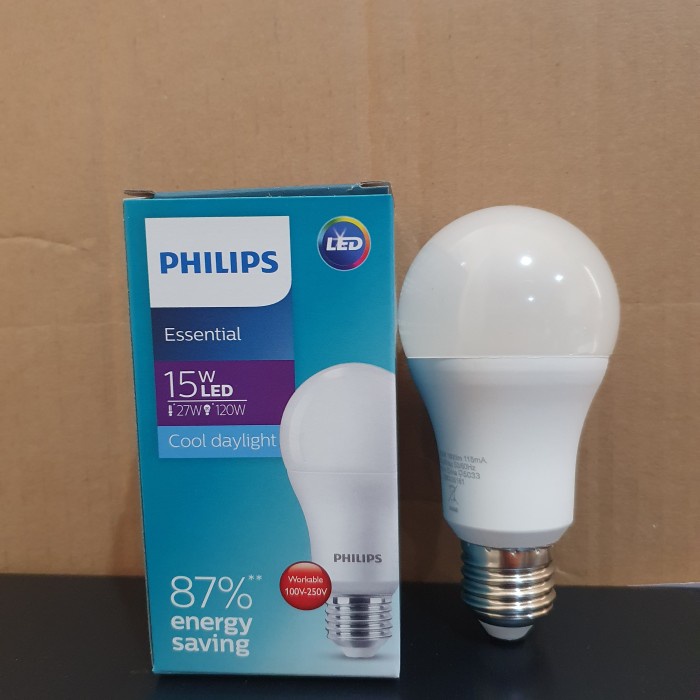 Jual Lampu Philips Led Bulb Essential 15W 15Watt Putih | Shopee Indonesia