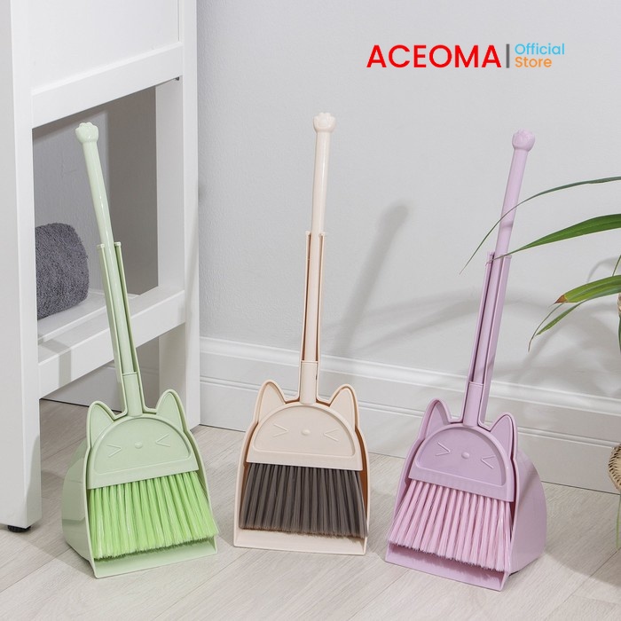 Jual Sapu Anak Set Sapu Pengki Mini Karakter Kucing Sapu Mainan Anak ...