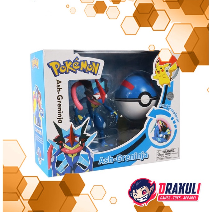 Jual Toys Apolo Pokemon Transform Figure & Ball - Ash-Greninja | Shopee ...