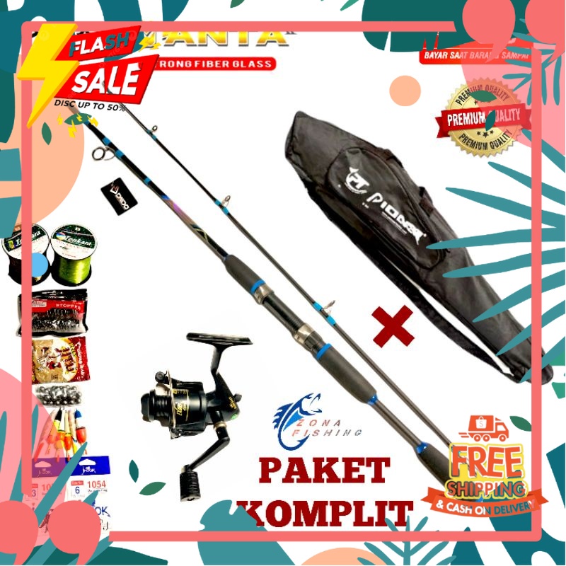 Jual SIAP MANCING ALAT PANCING //Set Pancing Daido Japan Style / Full ...