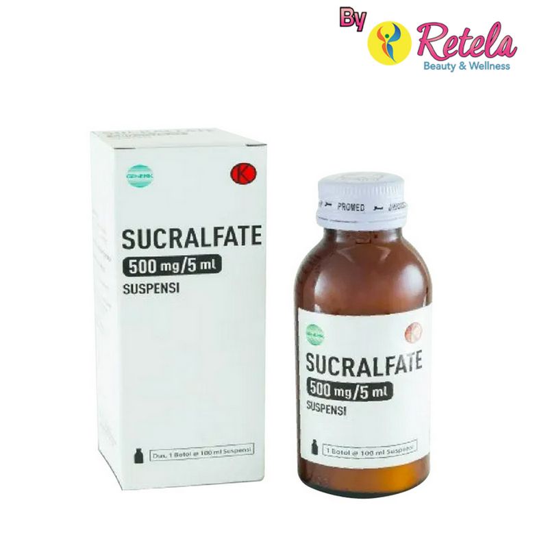 Jual SUCRALFATE 500MG/5ML SUSPENSI 100ML (GEN-) | Shopee Indonesia