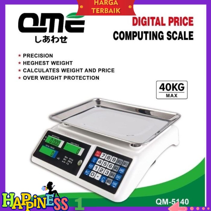 Jual Timbangan Buah Digital 40KG Timbangan Buah Digital 40kg Double ...