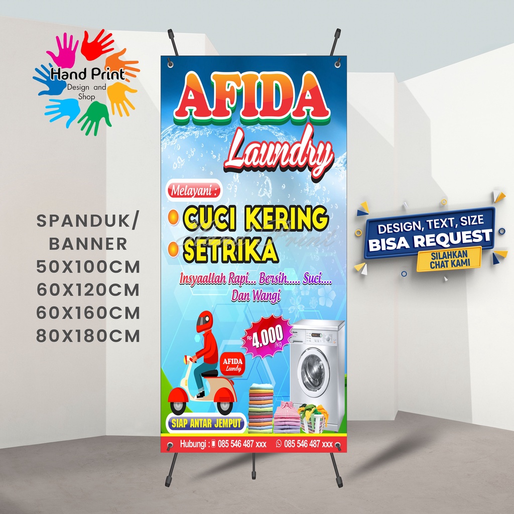 Jual Spanduk Banner MMT Islami Pesantren Lomba Laundry Percetakan Jasa ...