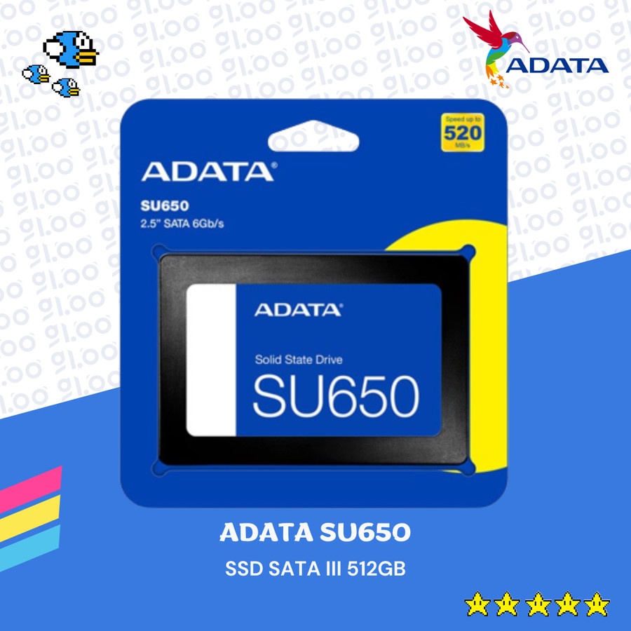 Jual ADATA SSD SU650 512GB SATA III / SSD 512GB | Shopee Indonesia