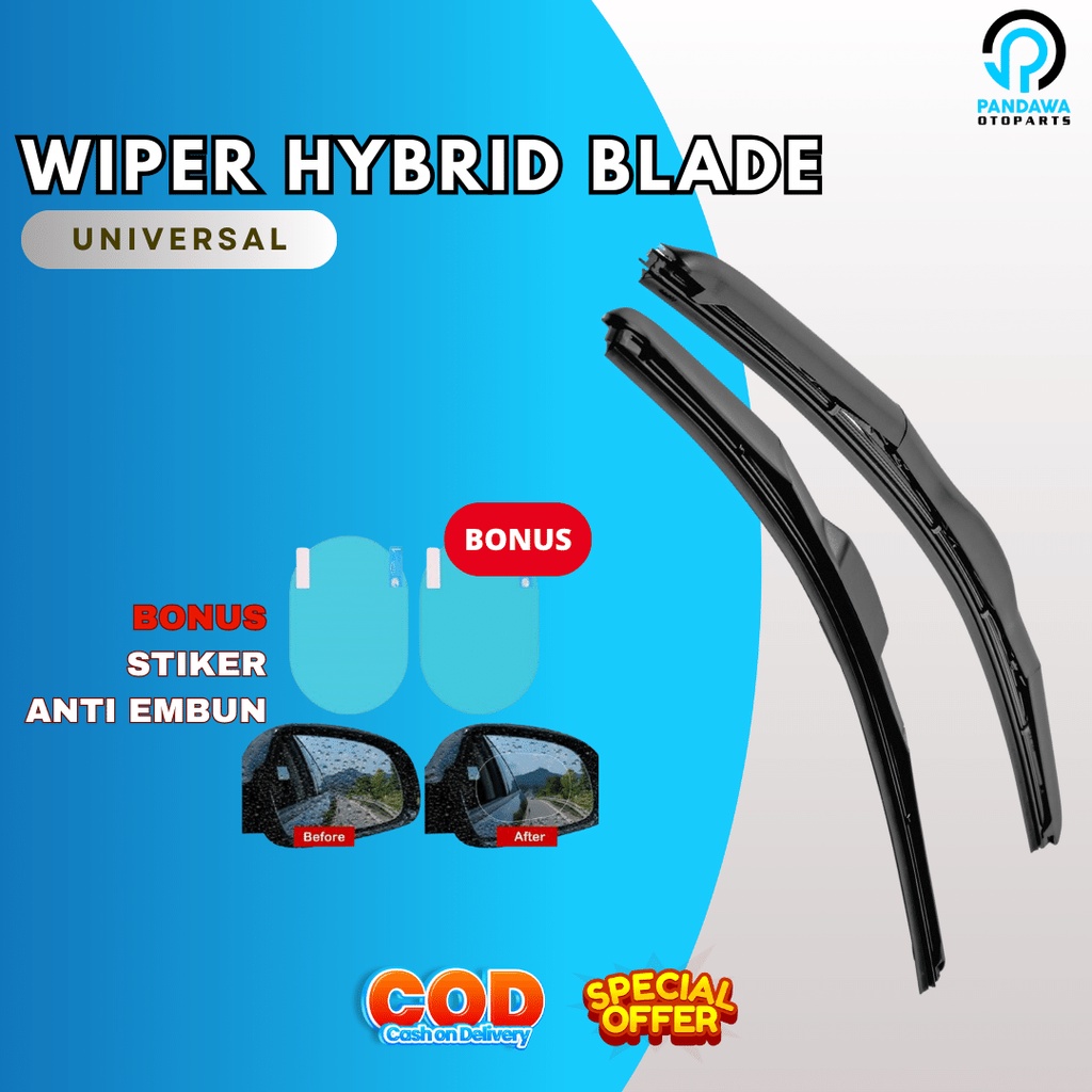 Jual Wiper Mobil Universal Hybrid Blade Cocok untuk Semua Jenis Mobil ...