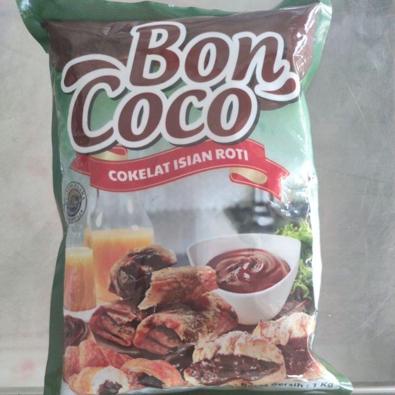 Jual Bon Coco 1kg Coklat Filling/ Coklat Isian Roti | Shopee Indonesia