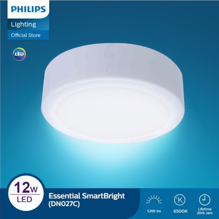 Jual PHILIPS DN027C G3 12W D175 7 inch Surface Mounted LED Downlight ...