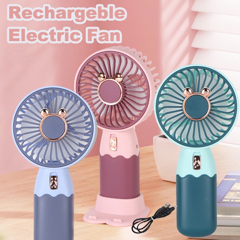 Jual Mini Fan Kipas Angin Mini Portable Kipas Battery Rechargeable Fan ...