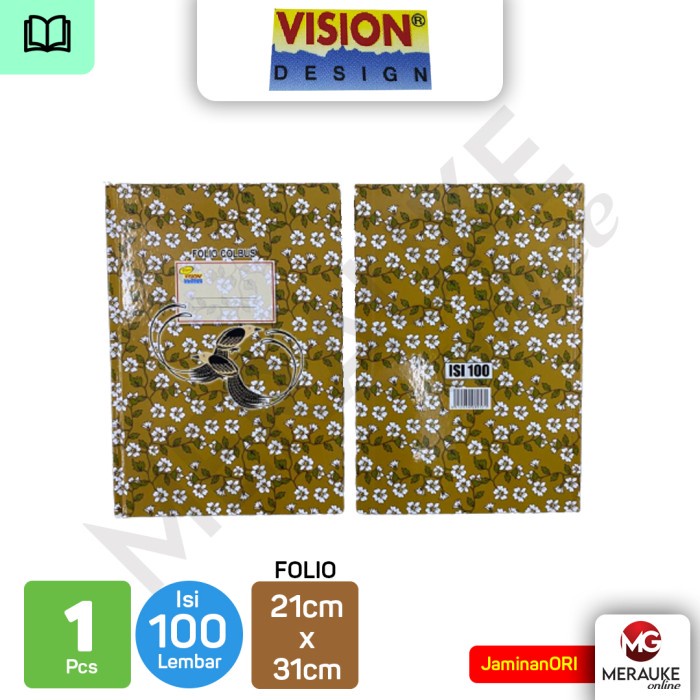 Jual Hard Cover VISION Folio 100 Lembar | Shopee Indonesia