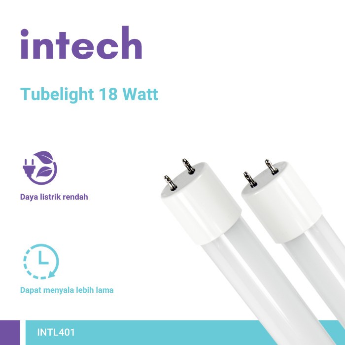 Jual In-Tech Tube Light G13 INTL401 / 9 Watt & 18 Watt / 6500K | Shopee ...