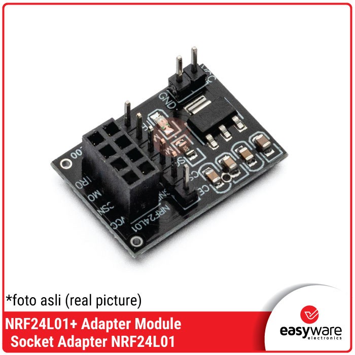 Jual NRF24L01 SOCKET ADAPTER MODULE NRF24L01 WIRELESS TRANSCEIVER ADAPTER CO27 | Shopee Indonesia