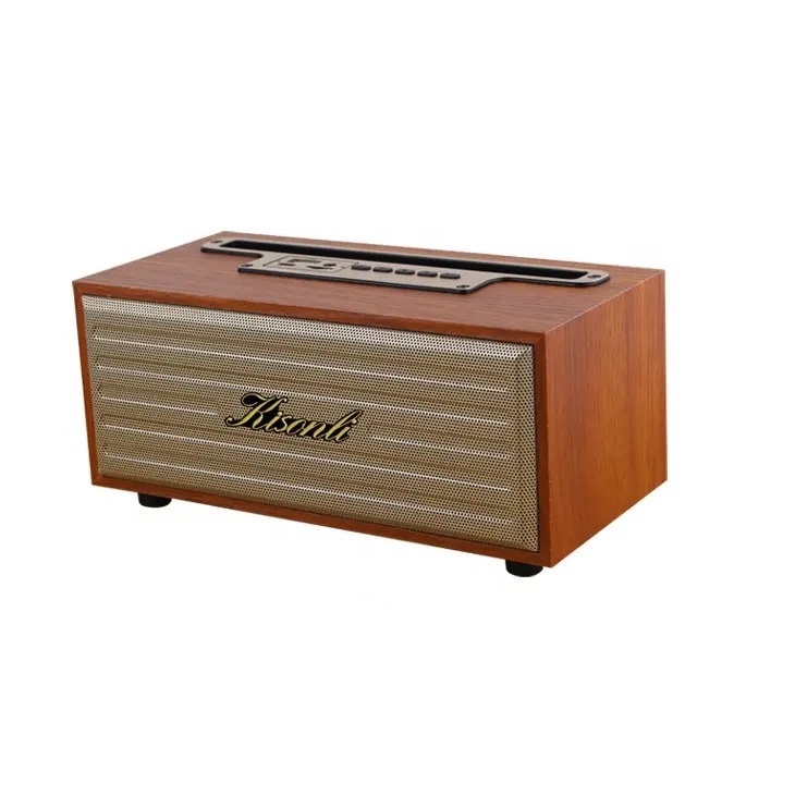 Jual Speaker Bluetooth Kisonli Portable Retro Klasik Wooden-G12A ...