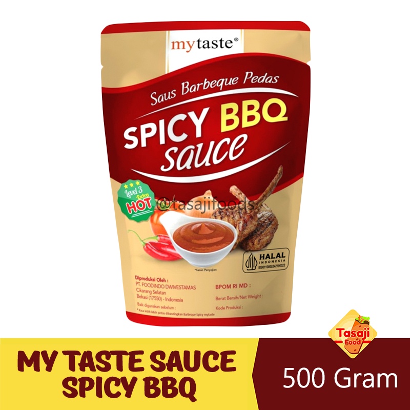 Jual My Taste Saus Spicy BBQ LV3 500gr - Saus Barbeque Pedas | Shopee ...
