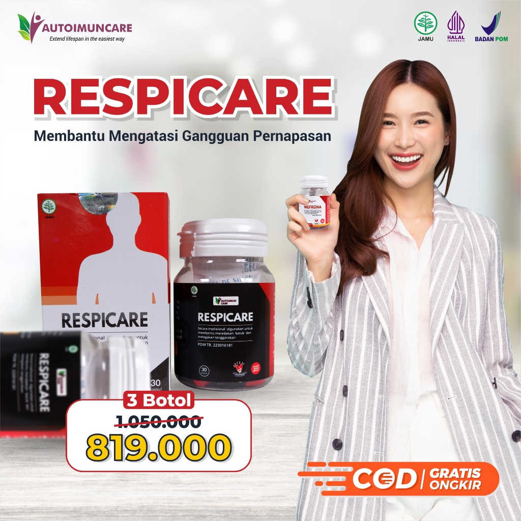 Jual Respi Care Respicare Respi-Care PROMO Obat Herbal Asma Sesak Nafas Gangguan Pernapasan ...