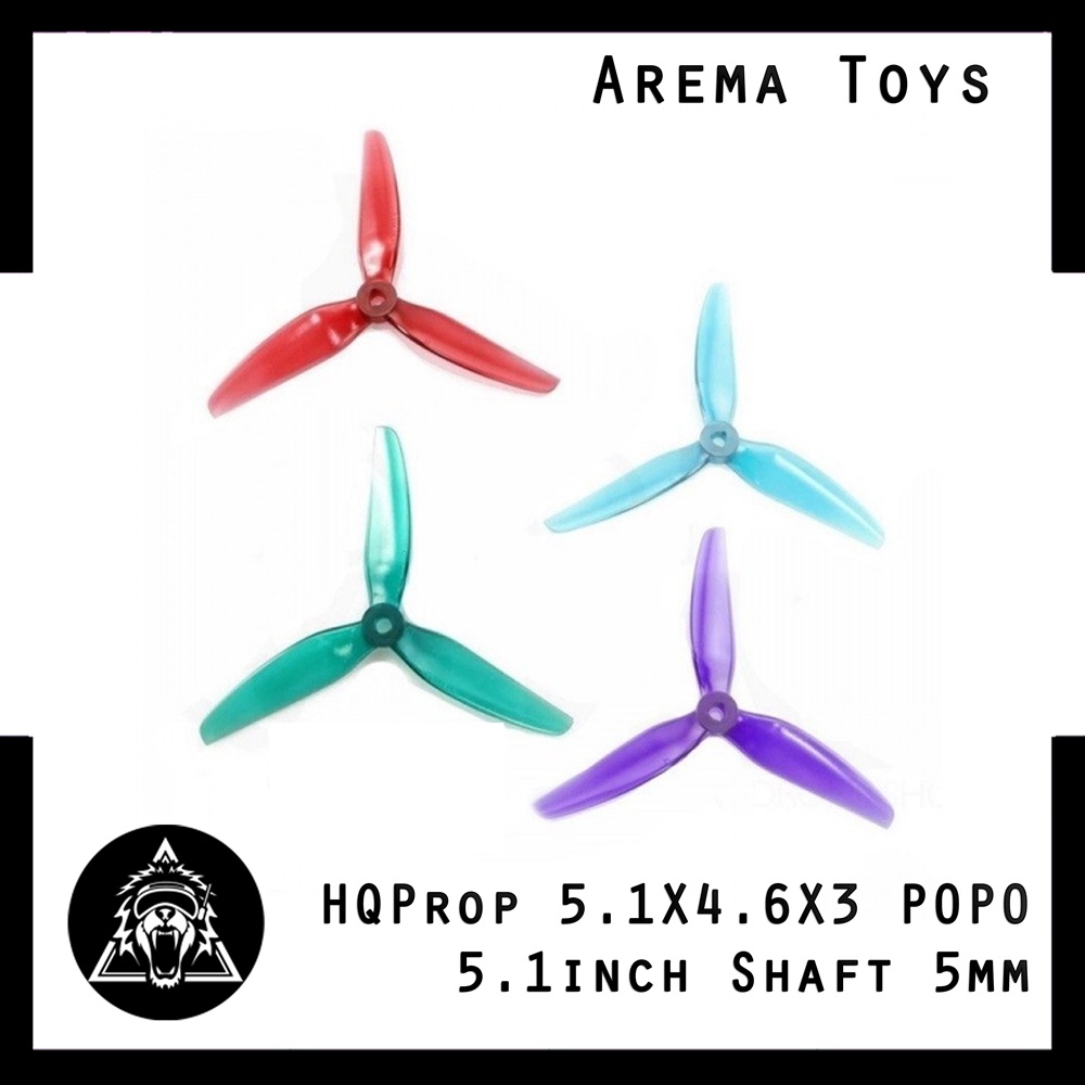 Jual HQProp 5.1X4.6X3 POPO 5.1inch Propeller 3 Blade HQ Prop Shaft 5mm ...