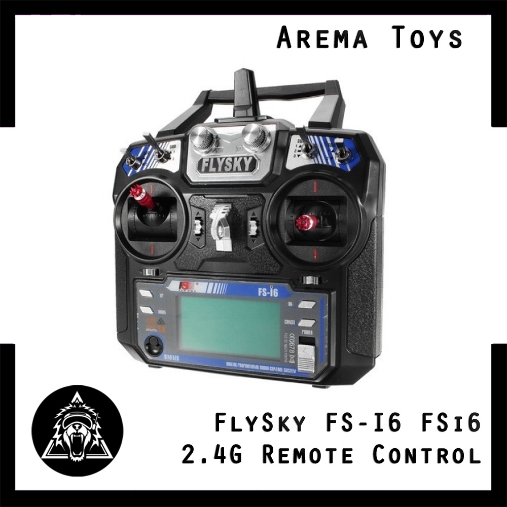 Jual FlySky FS-I6 FSi6 2.4G Remote Control 6ch Transmitter (tanpa ...