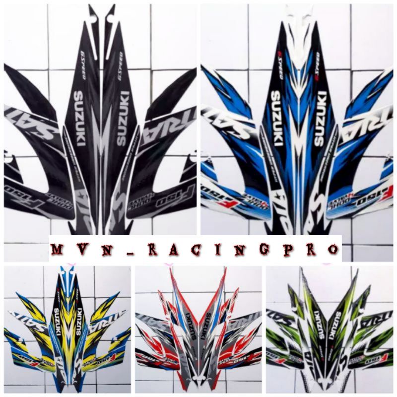 Jual BISA COD STRIPING STRIP STICKER POLET MOTOR SUZUKI SATRIA F FU FL ...