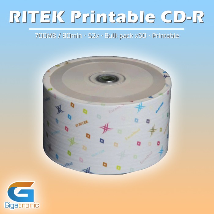 Jual Ritek CD-R / CDR Printable | Shopee Indonesia