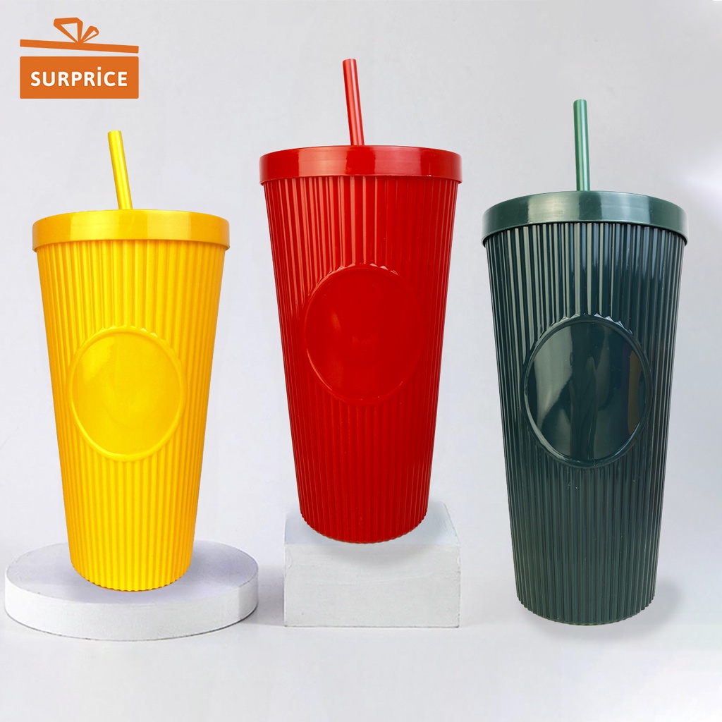 Jual Surprice Botol Minum Tumbler Starbucks Motif Lurus / Botol Minum ...