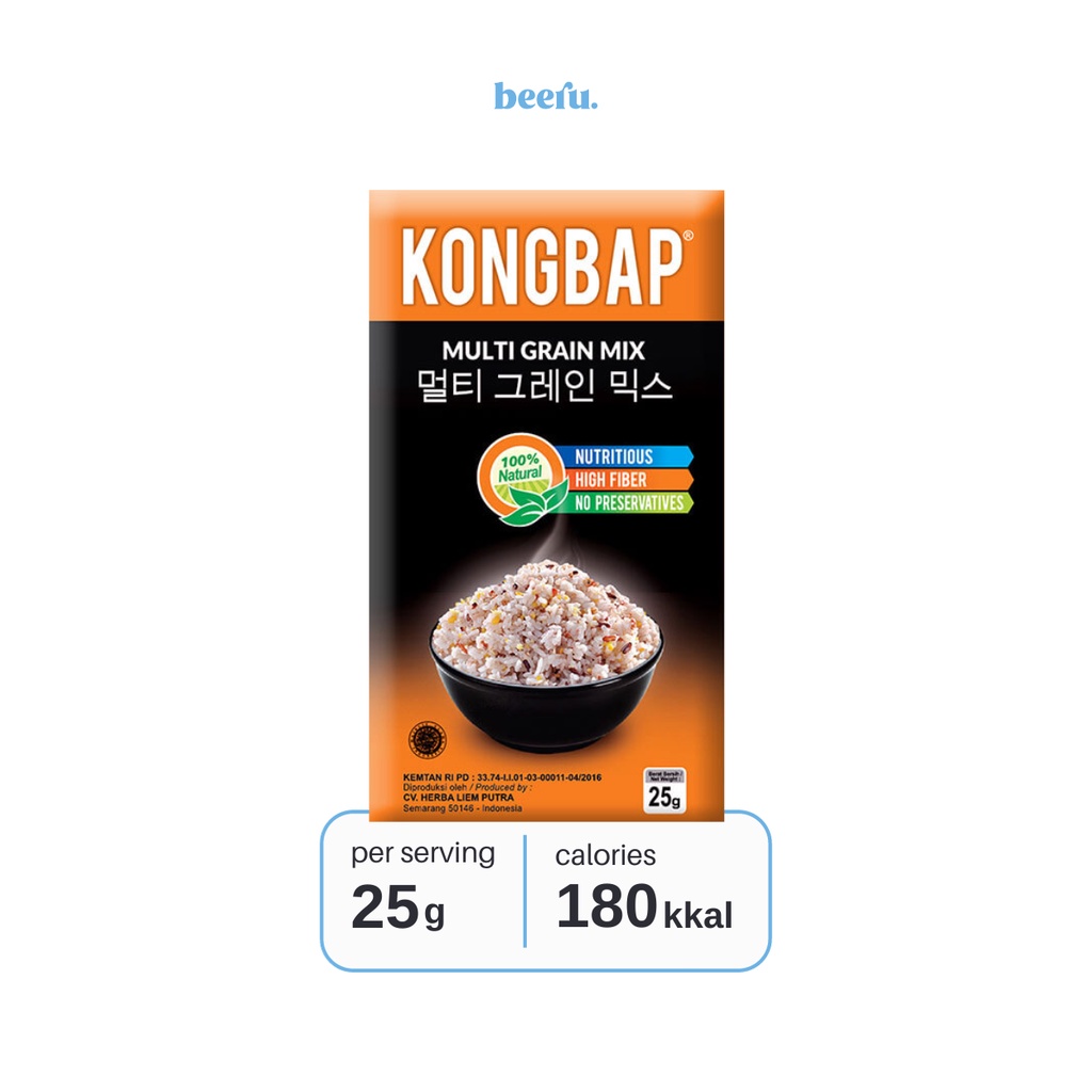 Jual Kongbap Multi Grain Mix For Rice Sachet 25gr | Shopee Indonesia