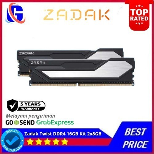 Jual Ram Zadak Twist DDR4 16GB Kit 2x8GB PC 3200 Mhz Memory PC | Shopee Indonesia