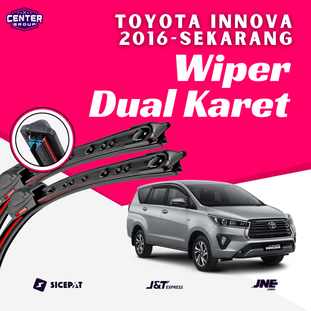 Jual Wiper Dual Blade Mobil Toyota Kijang Innova Reborn 2016 - Sekarang ...