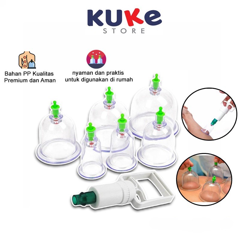 Jual KUKE ALAT BEKAM KOP ANGIN 6 PCS PULL OUT AVACUUM APPARATUS BERKUALITAS TERMURAH | Shopee ...