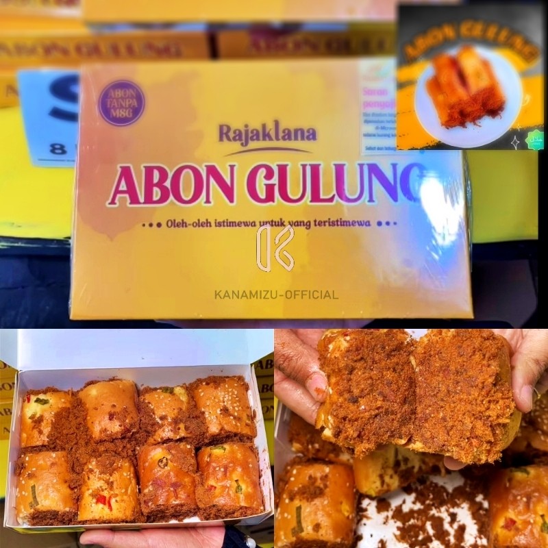 Jual Rajaklana Abon Gulung Oleh-Oleh Jogja – Roti Gulung Lembut Abon ...