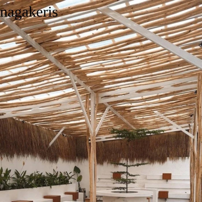 Jual Ranting Kayu Jati Panjang 2 Meter Bahan Dekorasi Atap Plafon Cafe ...