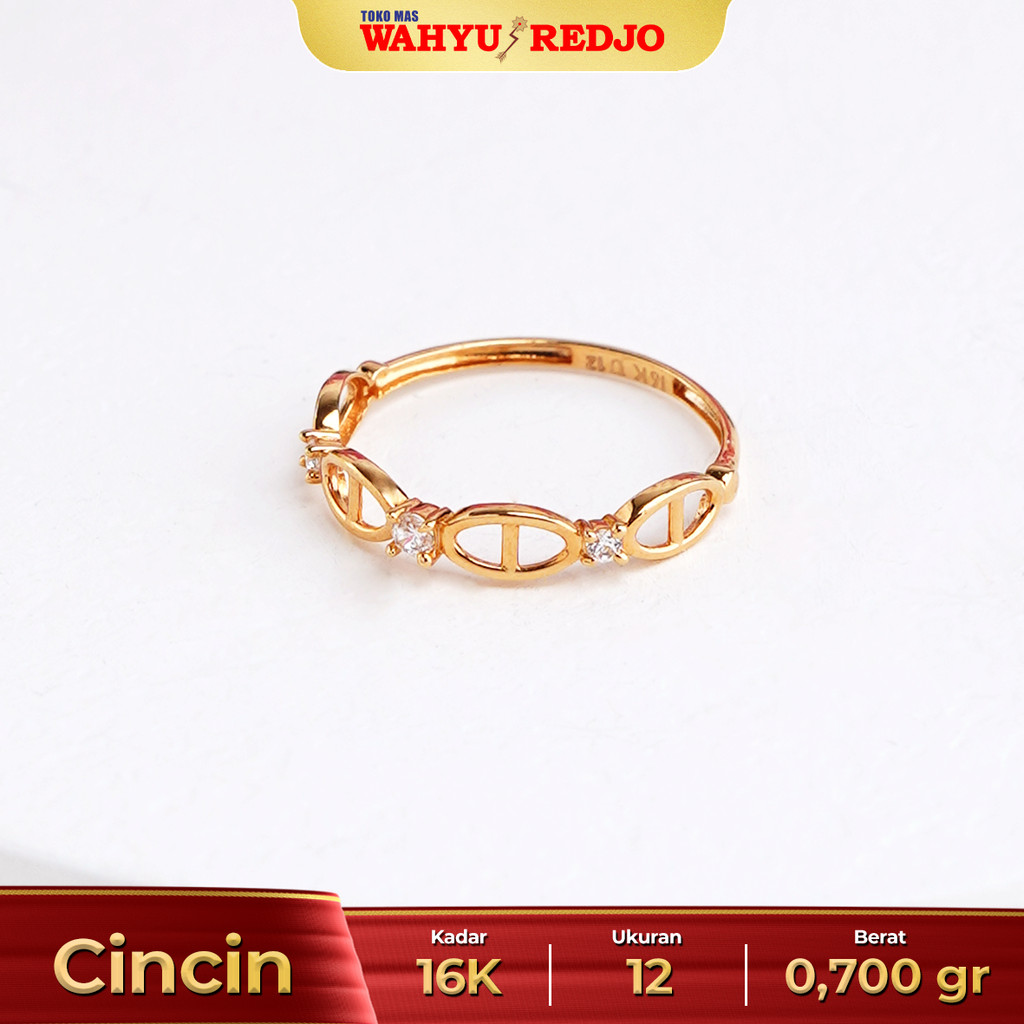 Jual Cincin Emas Kadar 16K Wahyu Redjo CC-16K-25970300 | Shopee Indonesia