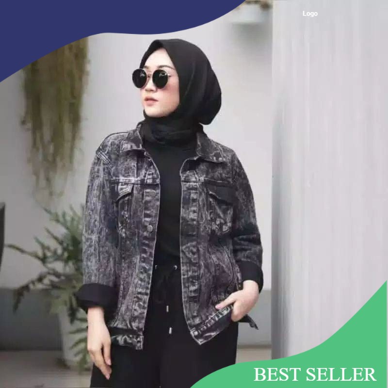 Jual JAKET JEANS SNOW//JAKET JEANS CEWEX// JAKET DENIM//JAKET JEAN SNOW ...
