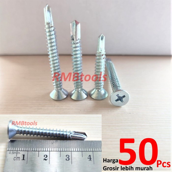 Jual 10x38 BAUT SEKRUP SDS ROOFING FH 10/ BAUT SEKRUP ROOFING BAJA ...