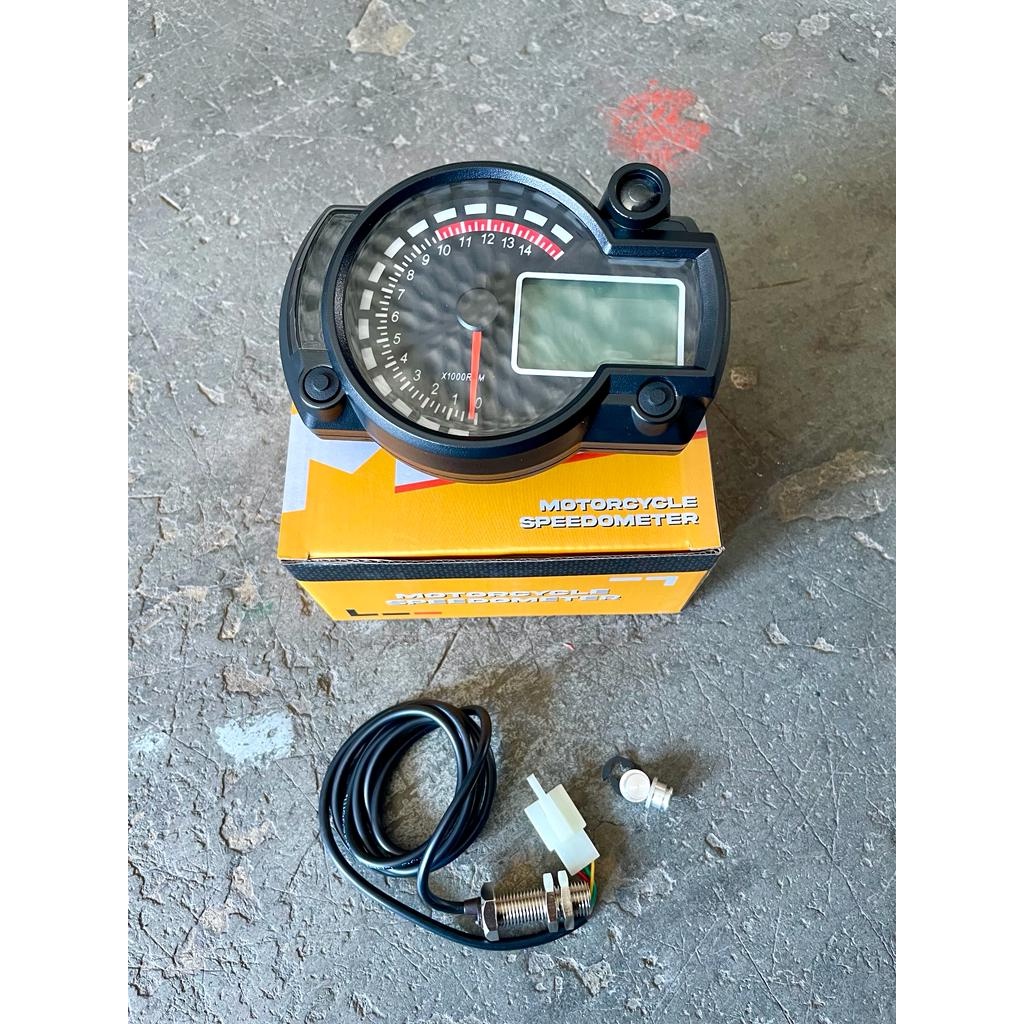 Jual Spedometer digital model rx2n koso layar hitam Import mos | Shopee ...