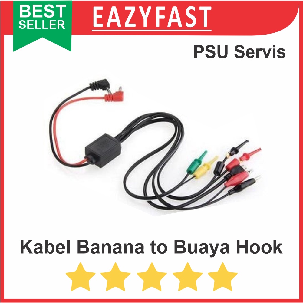 Jual Kabel Power Supply Service HP Banana USB Capit Buaya Hook Clip ...