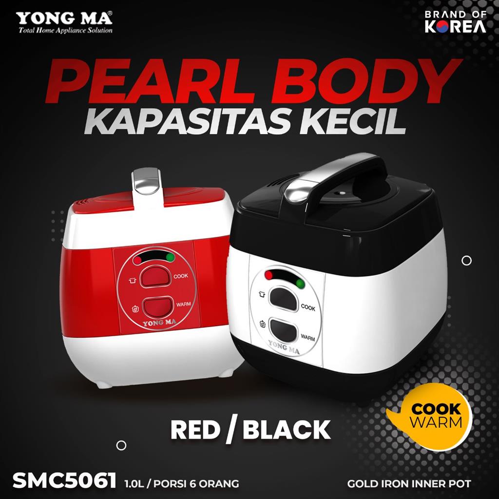 Jual Yong Ma Magic Com Rice Cooker 1 Liter SMC-5061 / SMC5061 | Shopee ...