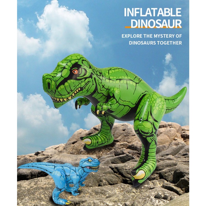 Jual Mainan Anak Balon PVC Inflateable Dinosaurus Tyrex Bronto Big ± ...