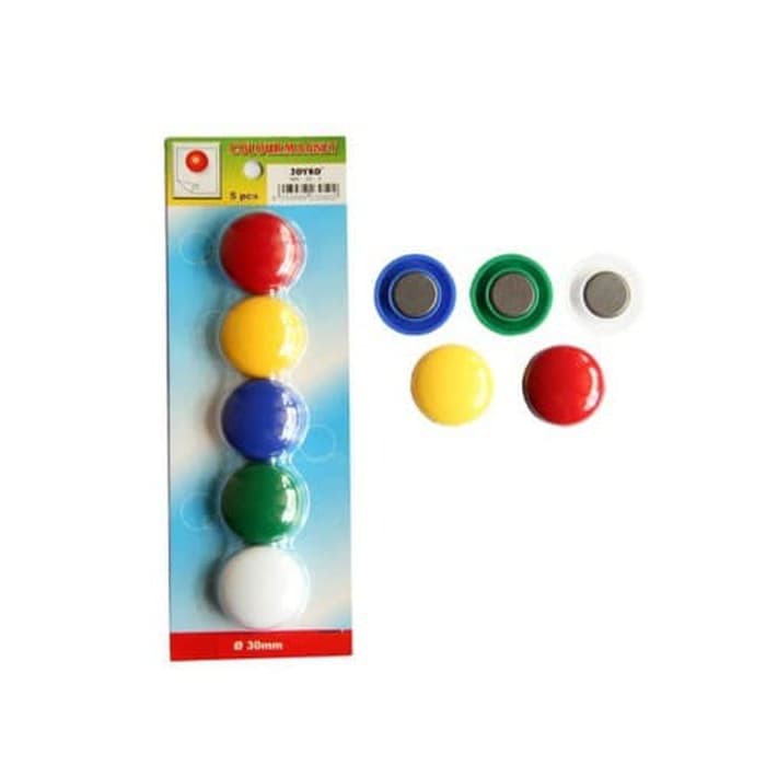 Jual Tokotab - Magnet Warna Colour Magnet JOYKO 30mm 40mm Isi 3 MN 30-5 ...