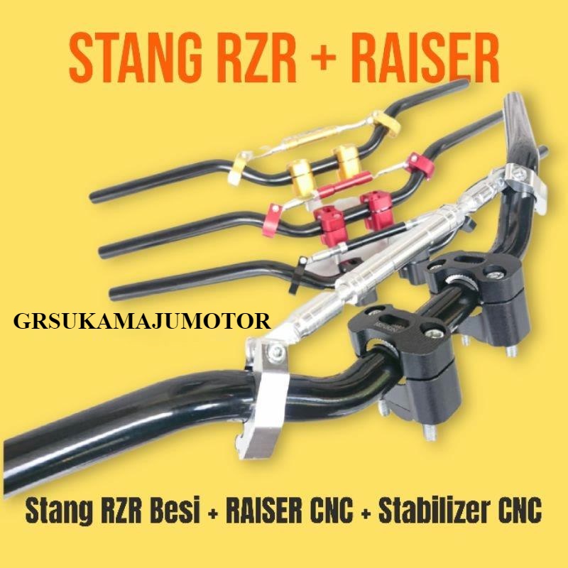 Jual #GR# STANG RZR RXZ RAISER CNC STANG RACING STABILIZER STANG ...