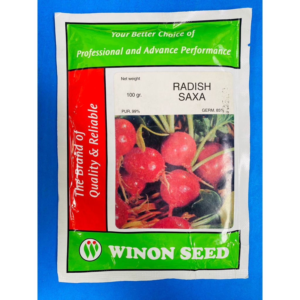Jual Benih buah umbi beet bit radish SAXA isi 100gr dari WINON SEED ...