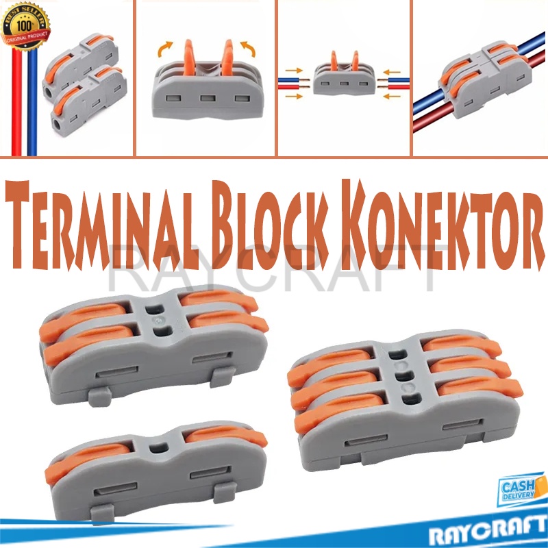 Jual Guillermo Terminal Block Konektor Sambungan Kabel Listrik ...