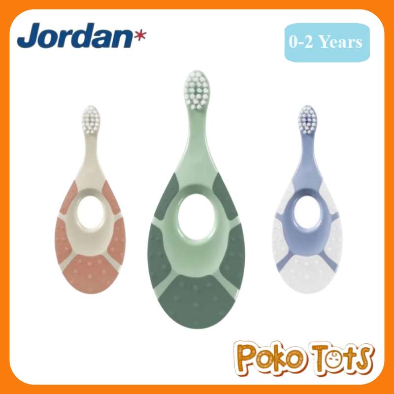 Jual Jordan Green Clean Step 1(0-2 Years) Toothbrush Extra Soft Kids ...