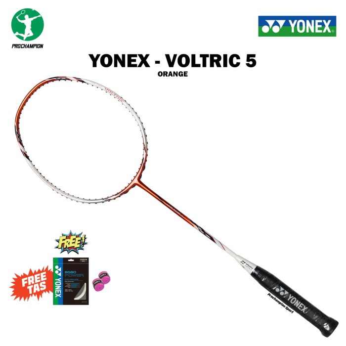 Jual Raket Badminton Original Yonex Voltric 5 Orange | Shopee Indonesia