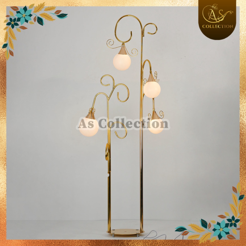 Jual Lampu Standing Keong 1 Set Lampu Bola Pohon Hiasan Dekorasi ...