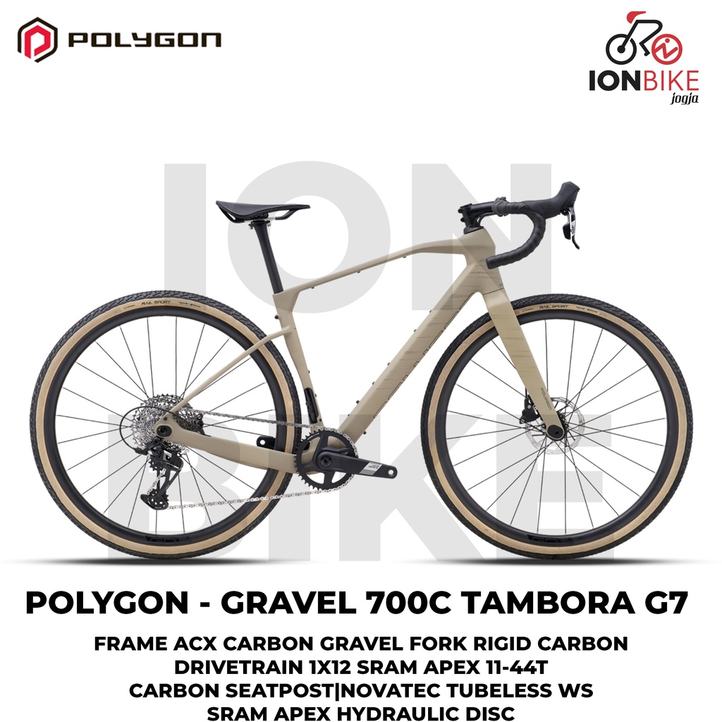 Jual Sepeda Gravel 700c Polygon Tambora G7 700 Roadbike Road Bike Bend ...