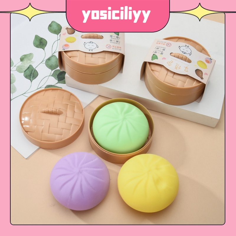 Jual Mainan squishy stress ball pao Mainan bakpao palsu Dimsum bakpao ...