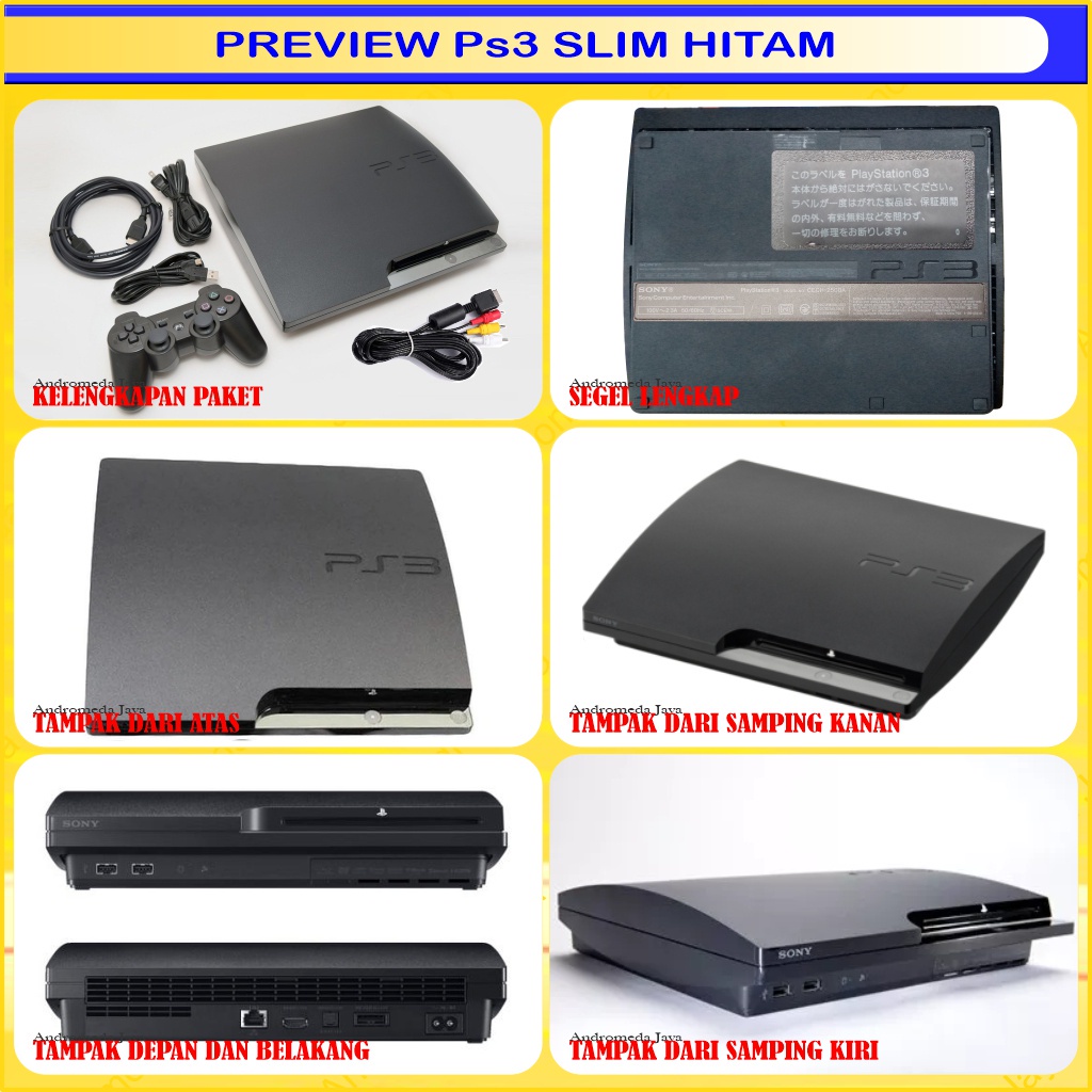 Jual PS3 SLIM CFW SERI 2500 HITAM FULL GAMES | Shopee Indonesia