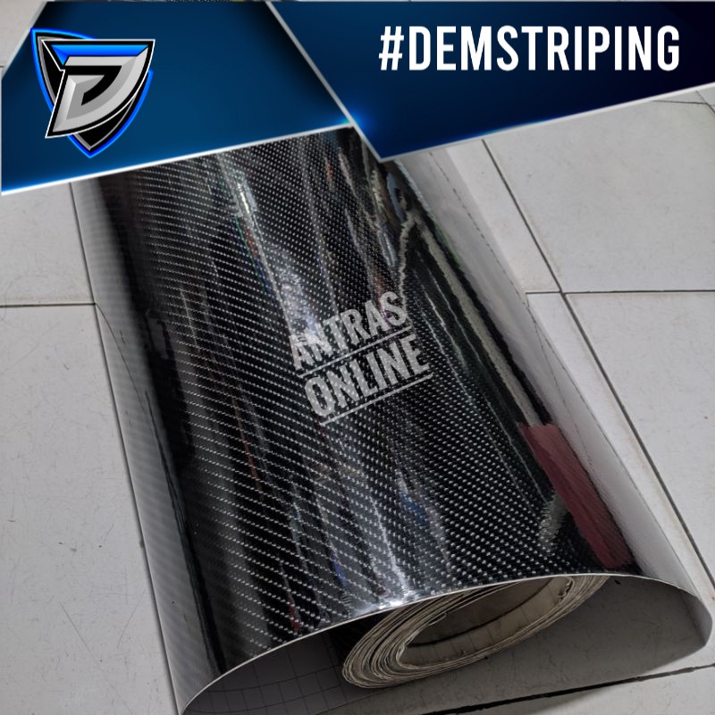 Jual stiker skotlet karbon kevlar 6D glossy kilap - sticker scotlite ...